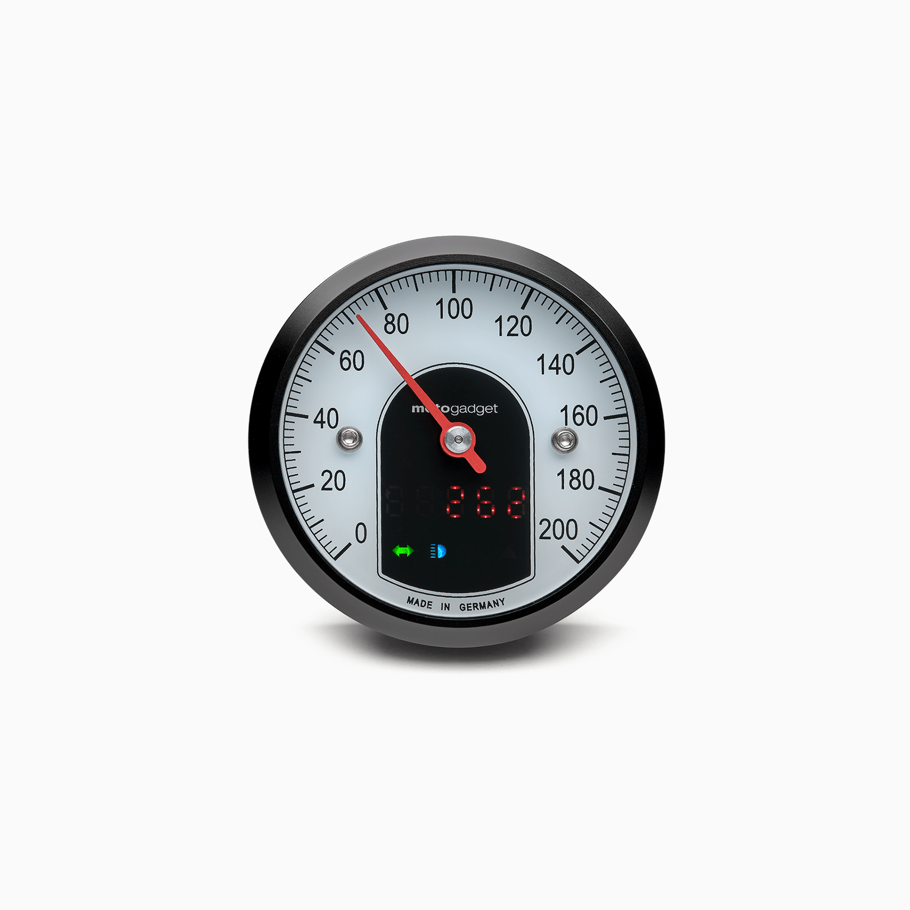 motoscope tiny - analog speedometer in puristic design