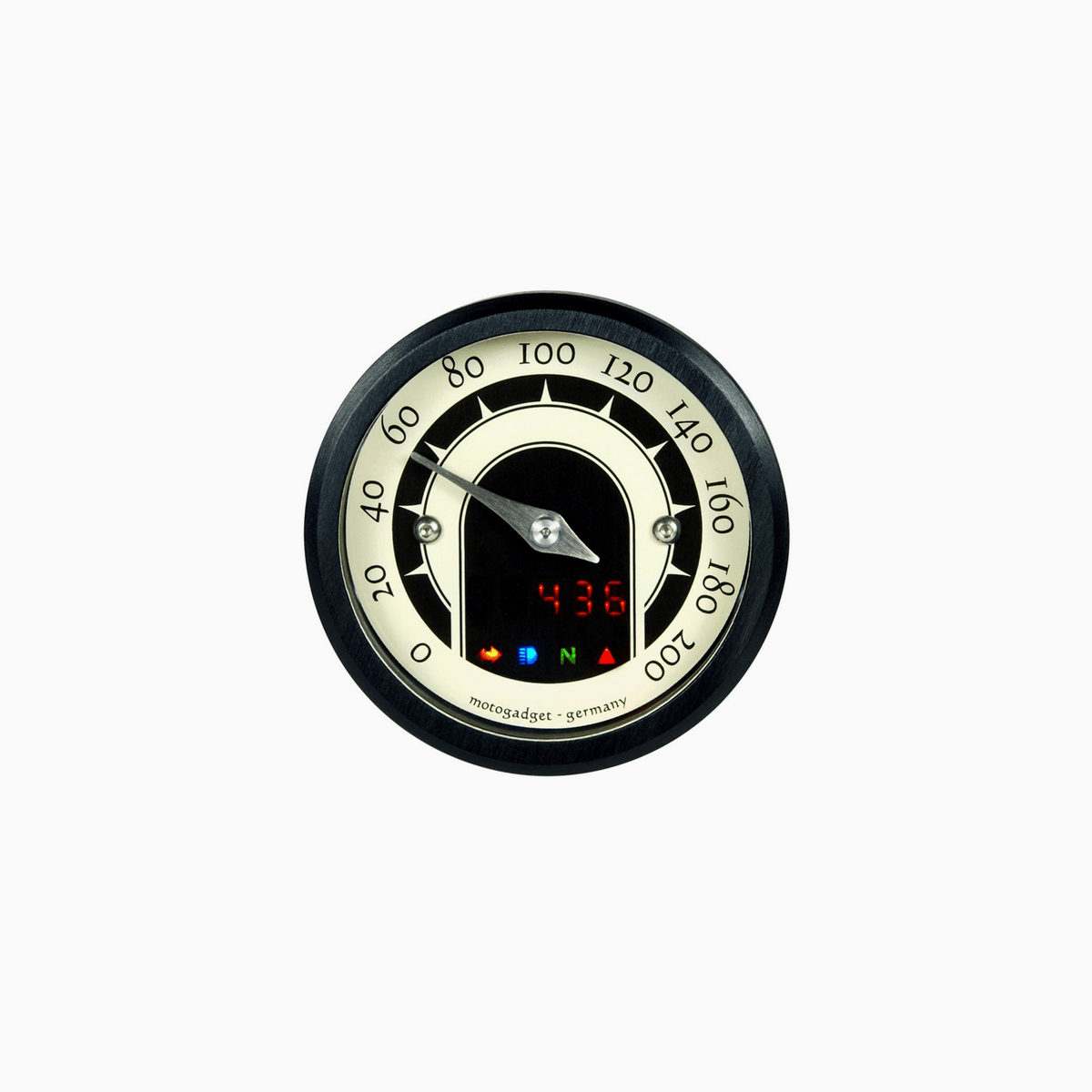 motoscope tiny - analog speedometer in puristic design