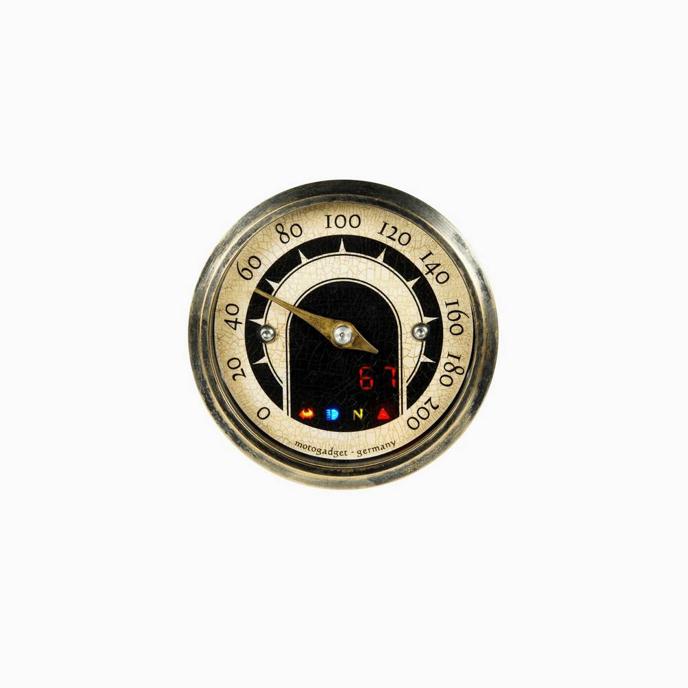 motoscope tiny - analog speedometer in puristic design