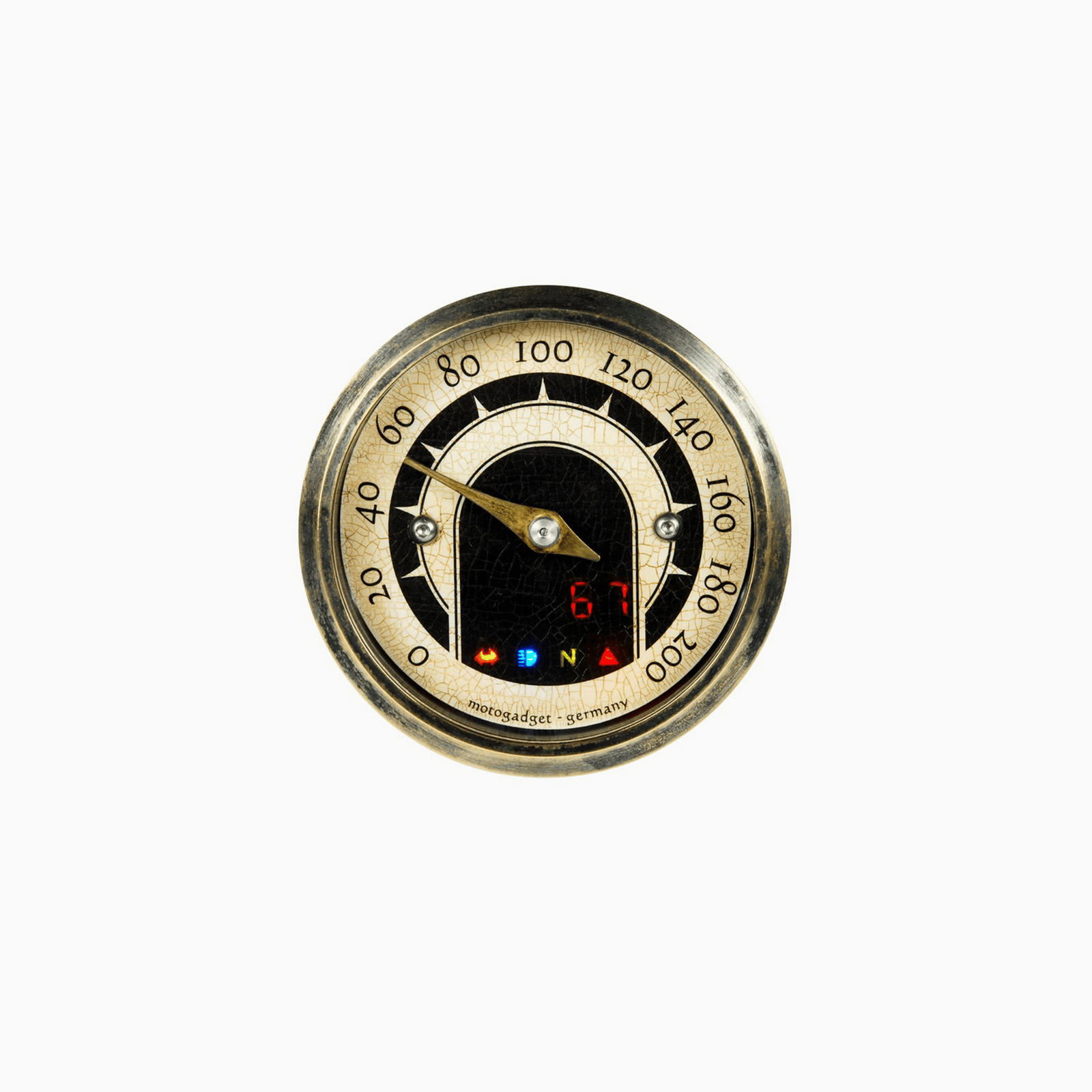 motoscope tiny - analog speedometer in puristic design